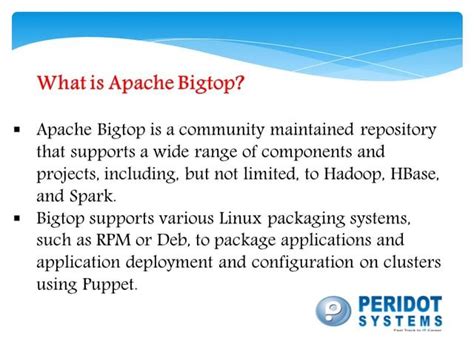 Building And Deploying Custom Applications With Apache Bigtop And Amazon Emr