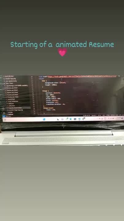 Subhajit Sahu On Linkedin Hey Conection 💗 Beginning Of My First Animated Resume And I Will