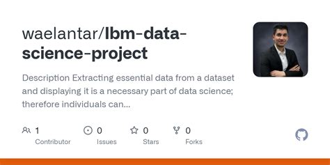 Github Waelantar Ibm Data Science Project Description Extracting Essential Data From A