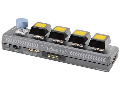 t keyboard s3 pro modular mini keyboard comes with rotary control and