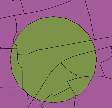 Buffer Calculating Intersect Of Two Shapefiles Using QGIS Geographic Information Systems