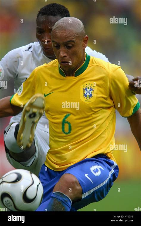Roberto Carlos Brazil And Real Madrid Signal Iduna Park Dortmund Germany