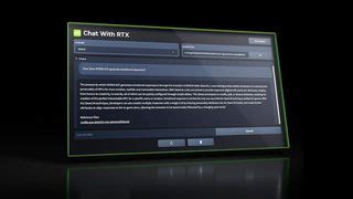 Nvidia S New App Will Let You Run An Ai Chatbot On Your Rtx Powered Pc Techradar