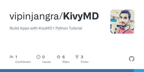 Github Vipinjangrakivymd Build Apps With Kivymd Python Tutorial