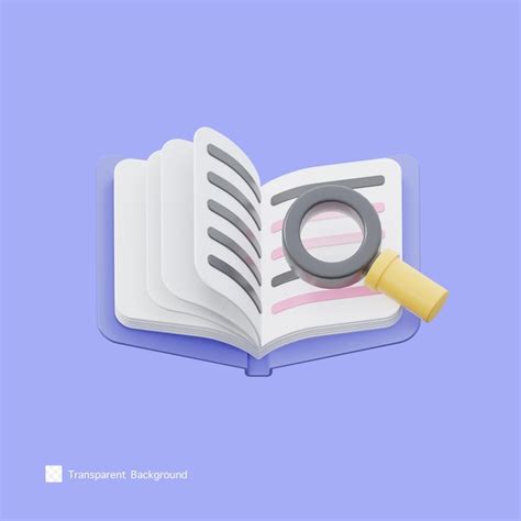 Premium PSD | Read book icon 3d rendering illustration