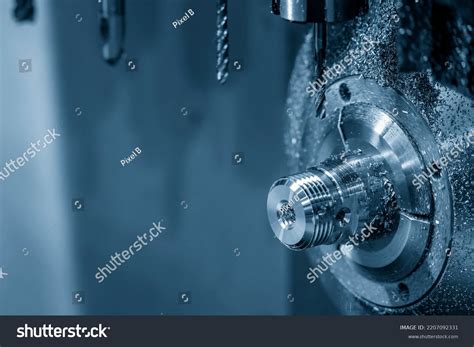 Multitasking Cnc Lathe Machine Swiss Type Stock Photo 2207092331 Shutterstock