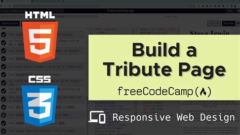Build A Tribute Page Certification Project Freecodecamp Responsive