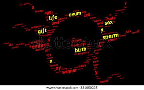 Illustration Sex Education Concept Modern Word ilustración de stock Shutterstock