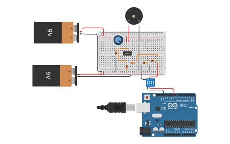 Circuit Design Audio Amplifier Tinkercad