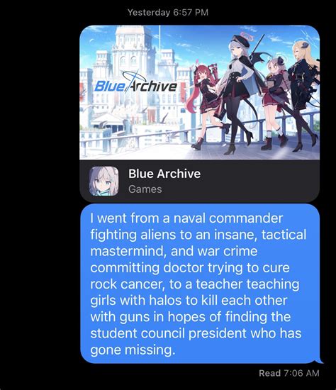 Me Introducing Blue Archive To A Friend Using My Own Experiences R BlueArchive