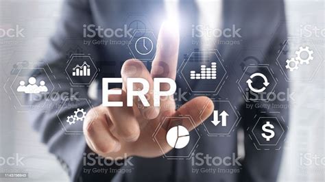 Erp 시스템 배경 흐리게에 기업 자원 계획 비즈니스 자동화 및 혁신 개념입니다 계획에 대한 스톡 사진 및 기타 이미지 계획 남자 남자 사업가 Istock