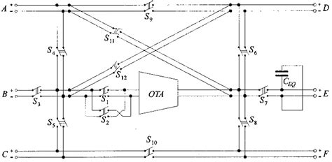 Fig 1 Structure Of Cab The Polarity Of Otas Input Signal Can Be Straight Or Inverse