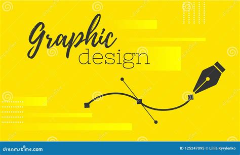 Graphic Design Pen Tool Cursor Vector Computer Graphics Banner For