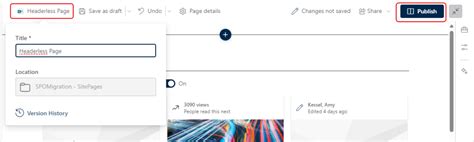Removing The Header Section From A Sharepoint Page One Minute Office