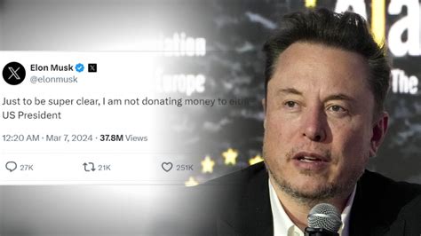 머스크 트럼프 만난 뒤 대선후보 누구에게도 돈 기부 안 해