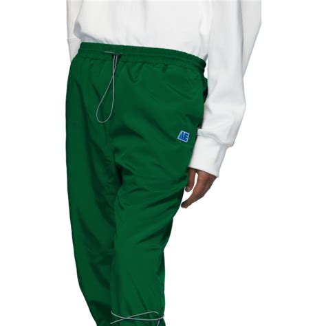 ADER Error Green Inter Track Pants ADER Error