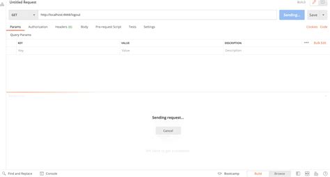Reactjs Proxy Error Could Not Proxy Request Logout From Localhost