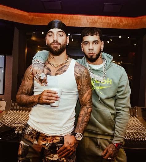Anuel AA Maluma y J Balvin juntos en estudio de grabación se acabó la pelea Infobae