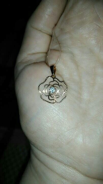 Золотая подвеска с фианитами SOKOLOV 032824*: красное и розовое золото ...