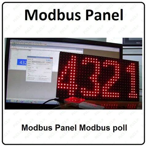 Modbus Panel Modbus Poll پی ال سی وان