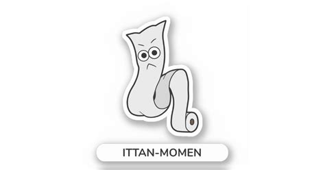 Japanese Yokai Cloth Ittan Momen Sticker Zazzle