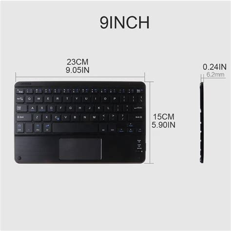 Teclado Sem Fio Bluetooth Leve Com Touchpad Ce Vicedeal
