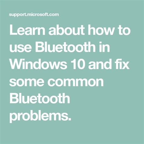 find and fix bluetooth problems fix bluetooth pairing not detecting