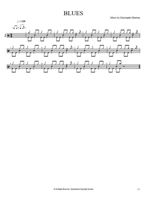 Blues Drum Pdf