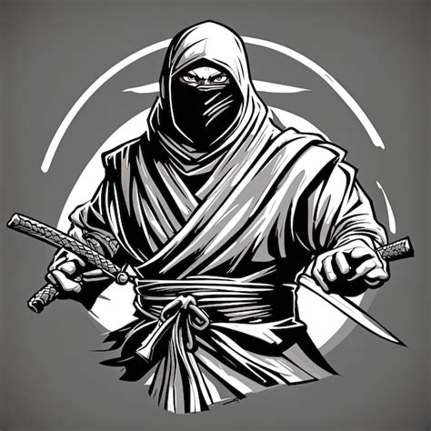 Premium Photo Ninja Logo