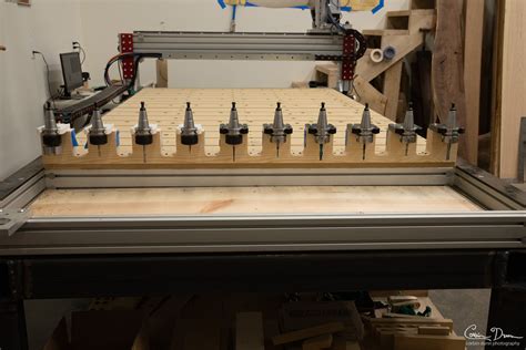 Digital File: CNC ATC Tool Rack / Automatic Tool Changer Rack – Corbin's Workshop - Woodworking ...