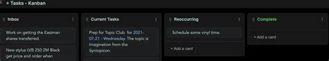 Kanban Plugin By Mike Share Showcase Obsidian Forum