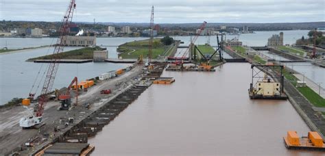 Soo Lock Upstream Approach Wall Kokosing