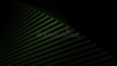 Abstract 3d Animation Of Moving Curved Structure Design Stock