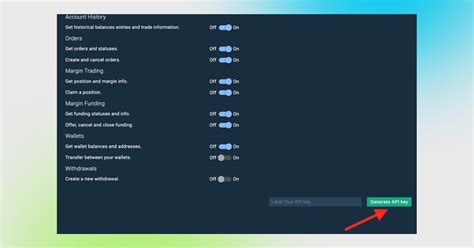 how to configure bitfinex api key and add it to oncentrade