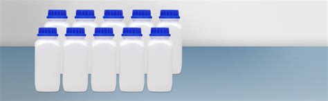 Plasteo® 10x 1000 Ml Weithalsflasche Mit Schraubverschluss