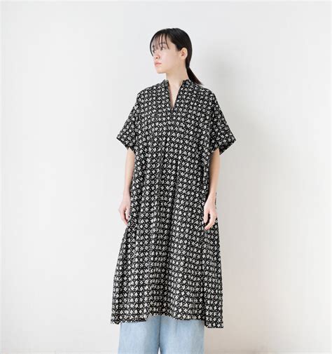 Ne Quittez Pas|コットン ポプリン ビオラ プリント ビッグ シャツ ドレス “poplin Viola Print Big Shrits Dress” 010441gw2pr Ne Quittez Pas|コットン ポプリン ビオラ プリント ビッグ シャツ ドレス “poplin Viola Print Big Shrits Dress” 010441gw2pr