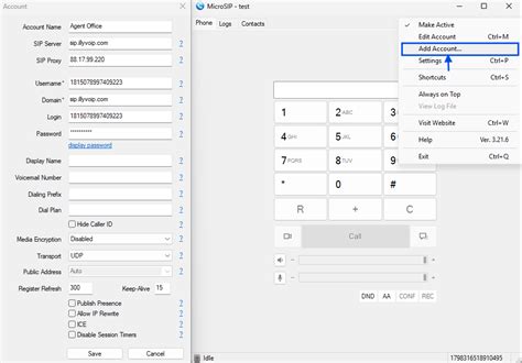 How To Configure MicroSIP IllyVoIP Help Center