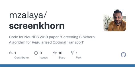 Github Mzalaya Screenkhorn Code For Neurips Paper Screening Sinkhorn Algorithm For