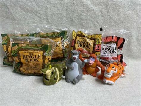 Vintage 80s Disney Jungle Book Mcdonalds Toys Lot Of 9 4222573610