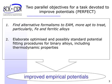 Ppt Design Of Crossed Many Body Empirical Interatomic Potentials For Ferritic Binary Alloys