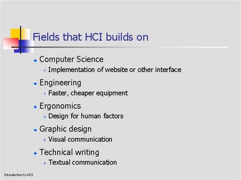 Humancomputer Interaction An Introduction To Hci What Is