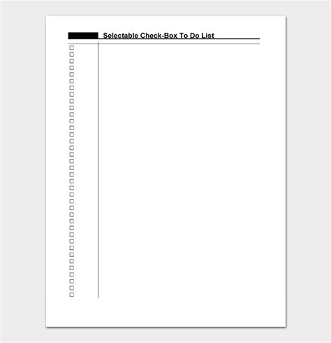 The Origin Printable How To Make A Checkbox To Do List