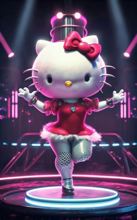 Wallpaper Hello Kitty Hello Kitty Dancer Hello Kitty In The Modern