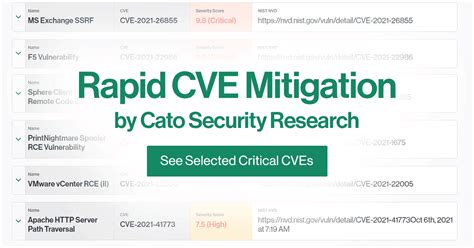 rapid cve mitigation cato networks