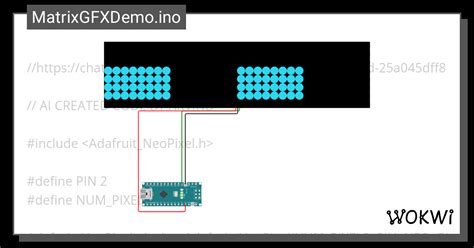 Shapes On 32 By 8 Wokwi Esp32 Stm32 Arduino Simulator