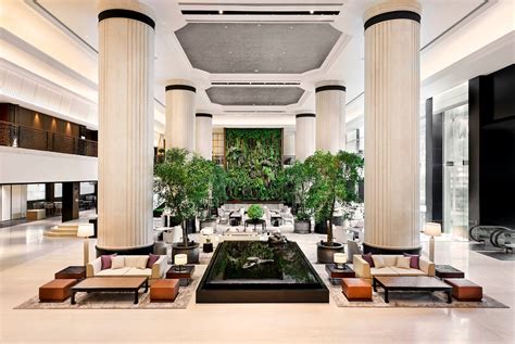 Shangri La Singapore Hotel Lobby ウォーターワールド ラグジュアリーホテル 建造
