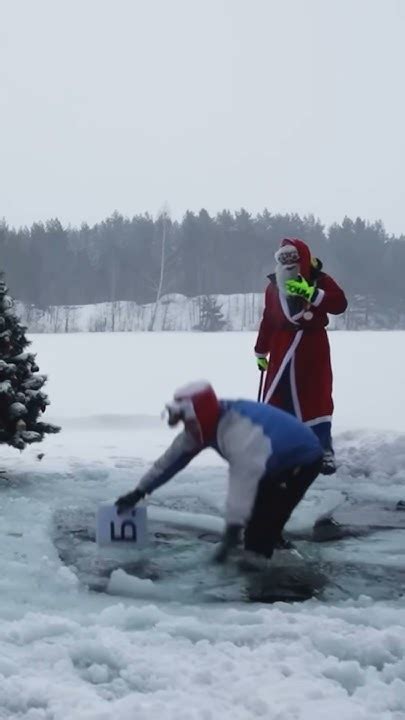 Витёк УПАЛ В ПРОРУБЬ Shorts фрост Frost Ice моржевание экзамен викторина вопросответ