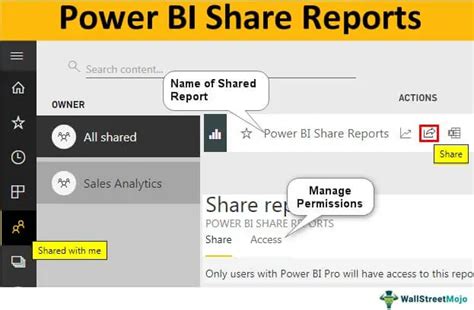 How To Share Power Bi Reports With Others With Example