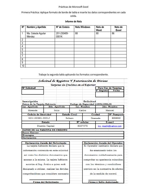 prácticas de microsoft excel pdf microsoft excel microsoft office