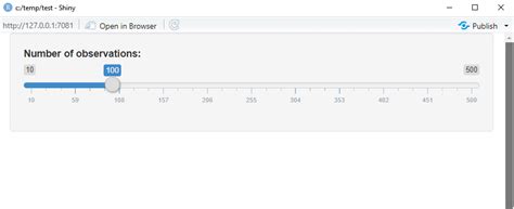 R How To Get A Warning On Shiny App Will Not Work If The Same Output